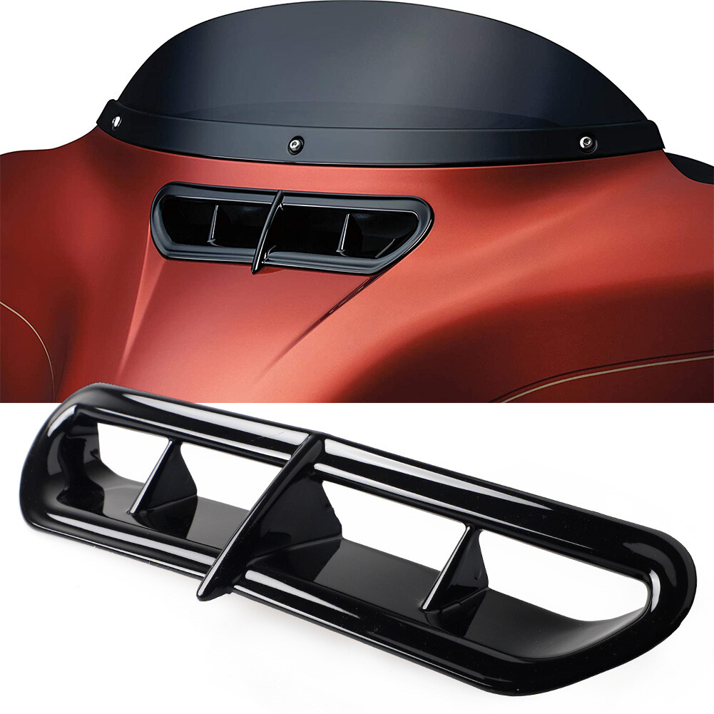 For Harley Davidson Windshield Vent Fairing Side Vent Screens For