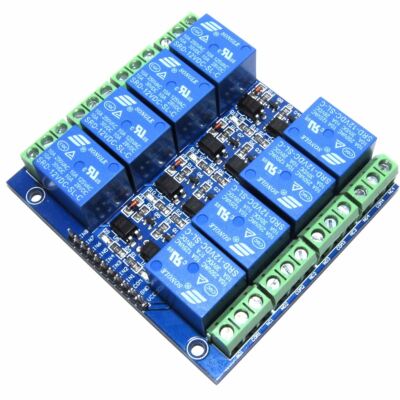 LC Technology Relay Module 1 2 4 8 Channel 5 12V 250V AC 30V DC Flux ...