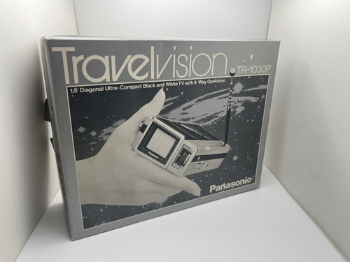 Vintage Panasonic Travelvision B&W Model TR-1030P W/ Box And ...