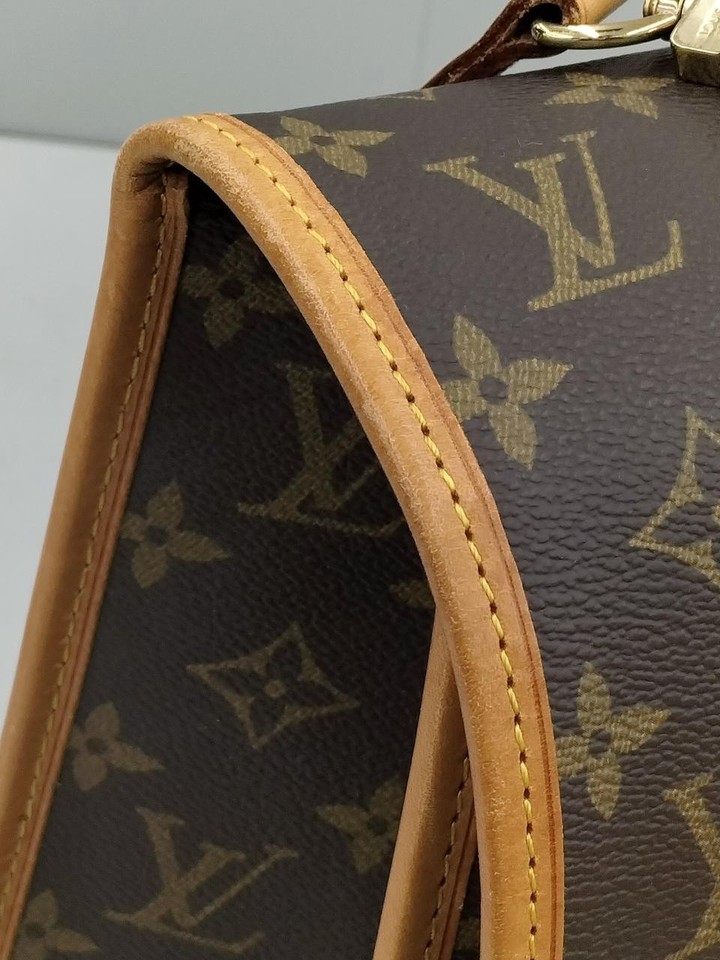 Auth LOUIS VUITTON Monogram Beverly Hand Bag 2way M51120 Brown Shoulder ...