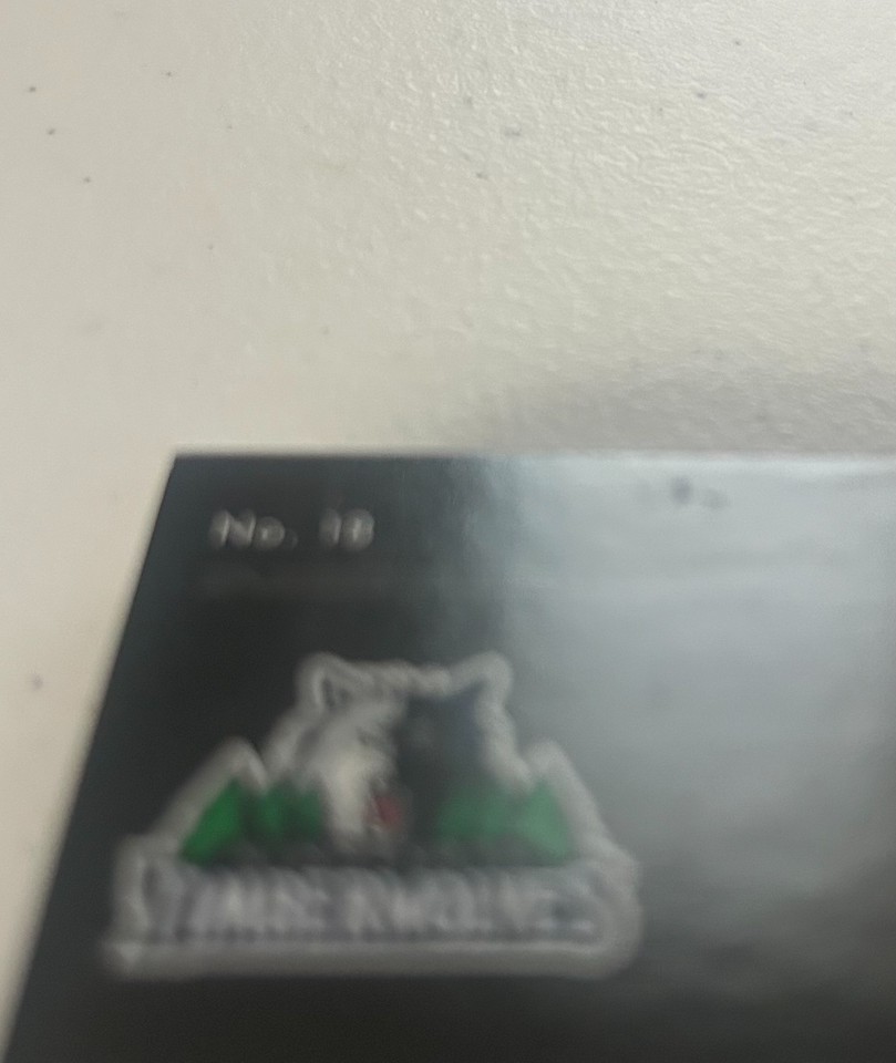 Karl-Anthony Towns 2016-17 Panini Noir Auto Prime Black and White Logo ...