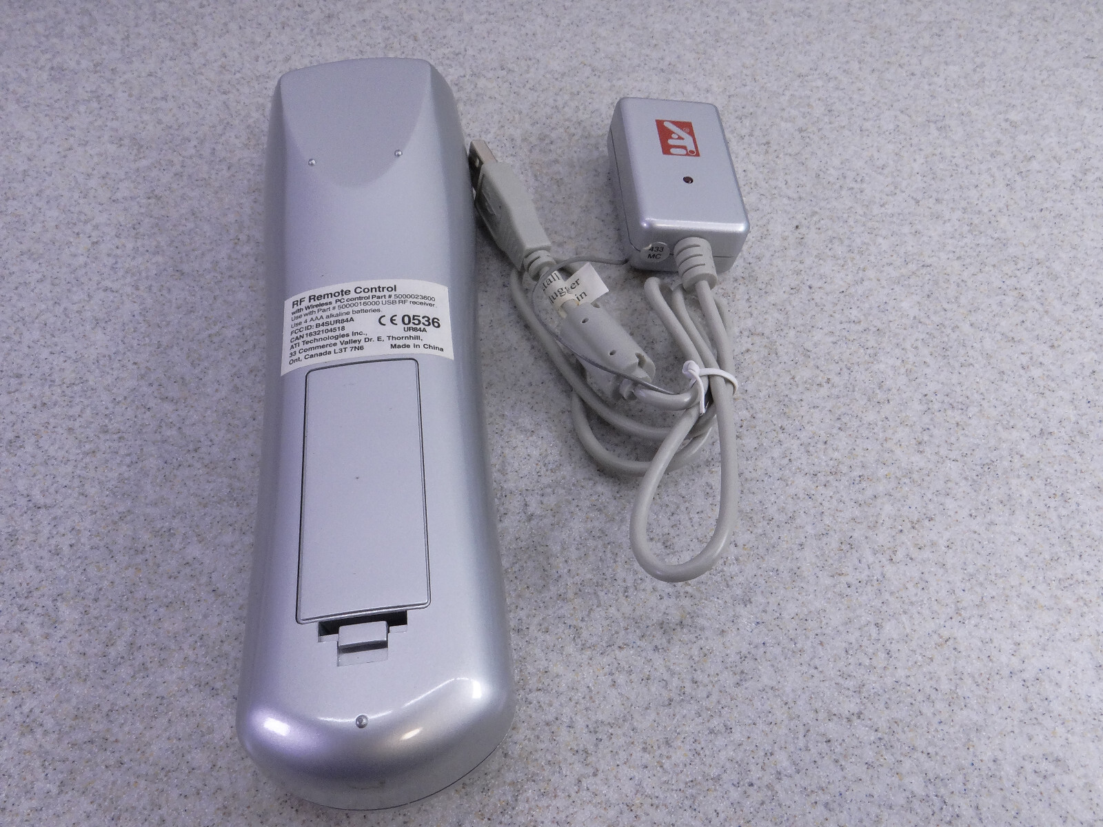 ATI Remote Wonder. Control With USB Wireless Remote Receiver Kit. ATI ...