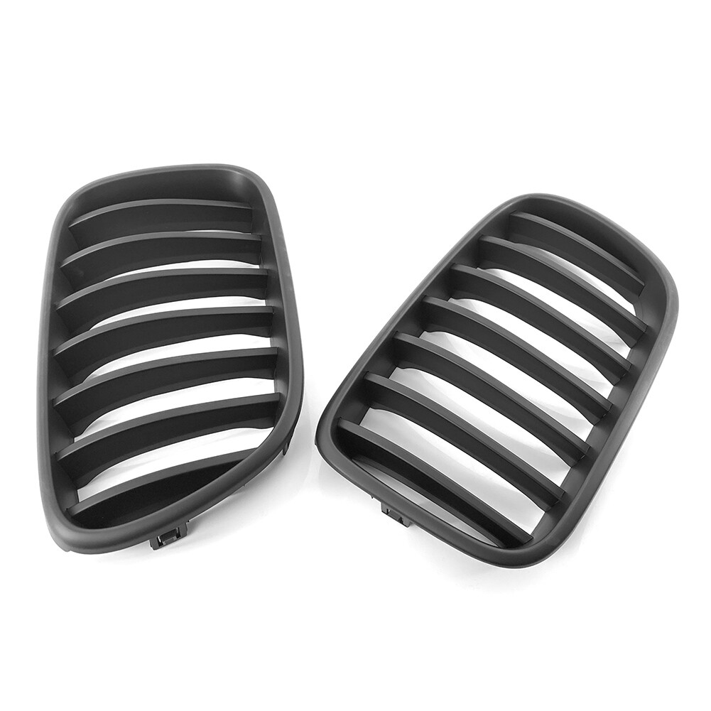 2x Front Radiator Kidney Grille For BMW X3 F25 2009-2017 51117237422 ...