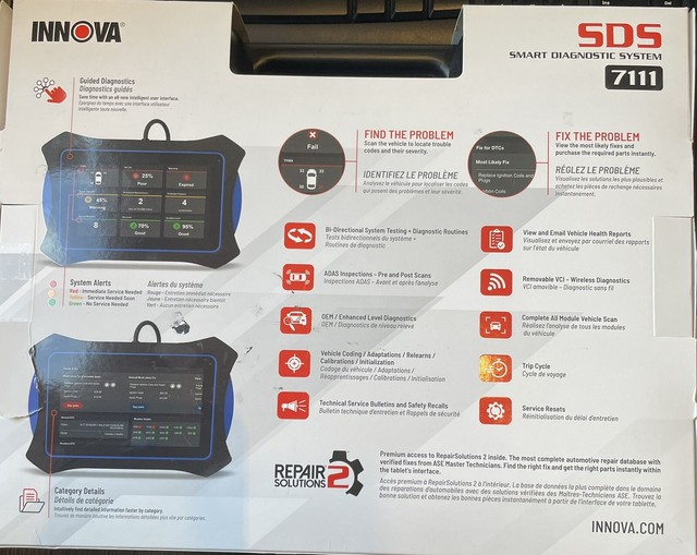 Innova 7111 Smart Diagnostic System - Obd2 Tablet for sale online | eBay