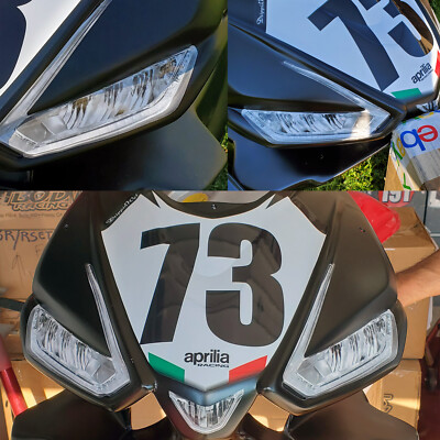 simulated headlight decals sticker for a aprilia rsv4 RS660 2021 2023 ...