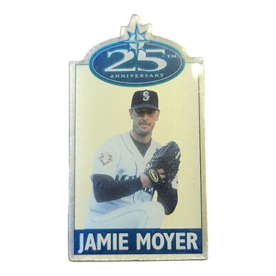 Seattle Mariners JAMIE MOYER 25th Anniversary Pin | eBay