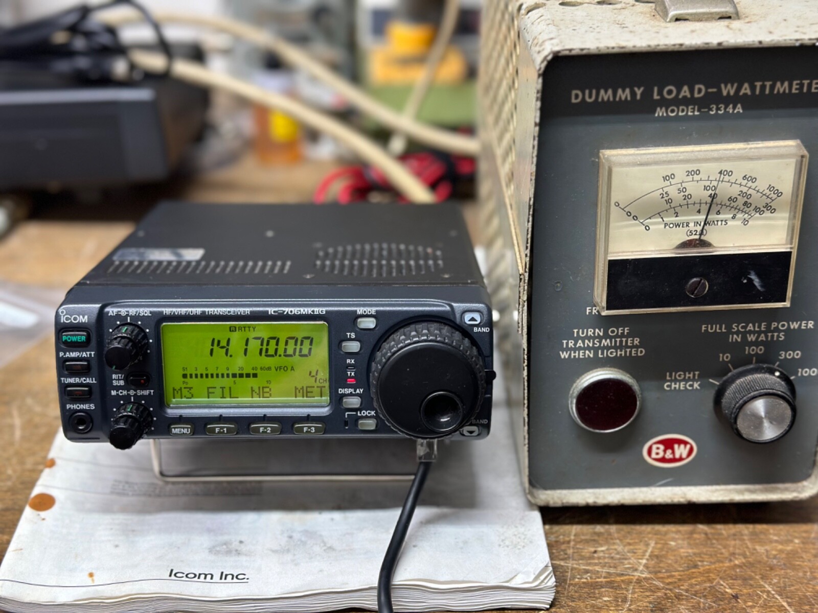 Icom IC-706MKIIG with AT-180 ATU and Separation kit | eBay