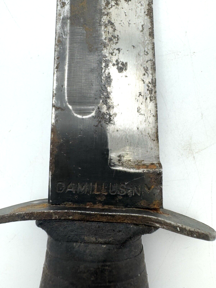 VINTAGE US WW2 CAMILLUS US MARINE CORP MK2 FIGHTING KNIFE w/ SHEATH | eBay