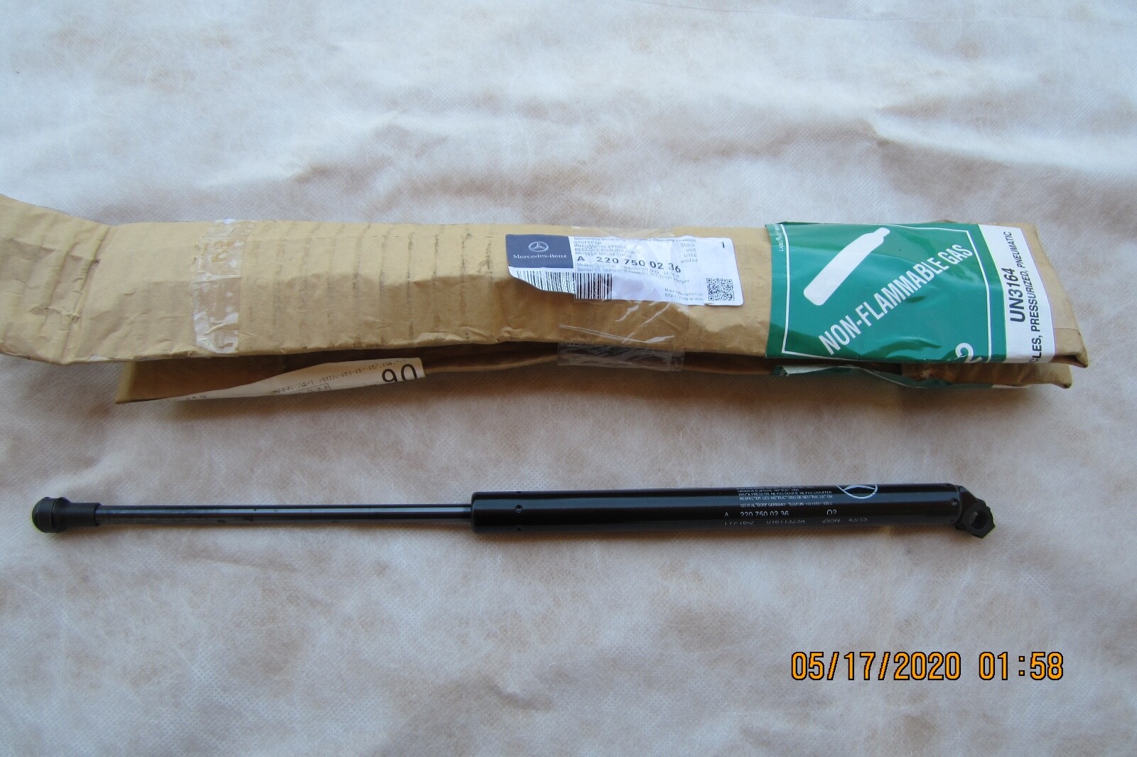 One New Genuine Trunk Lid Lift Support right side 2207500236 for ...