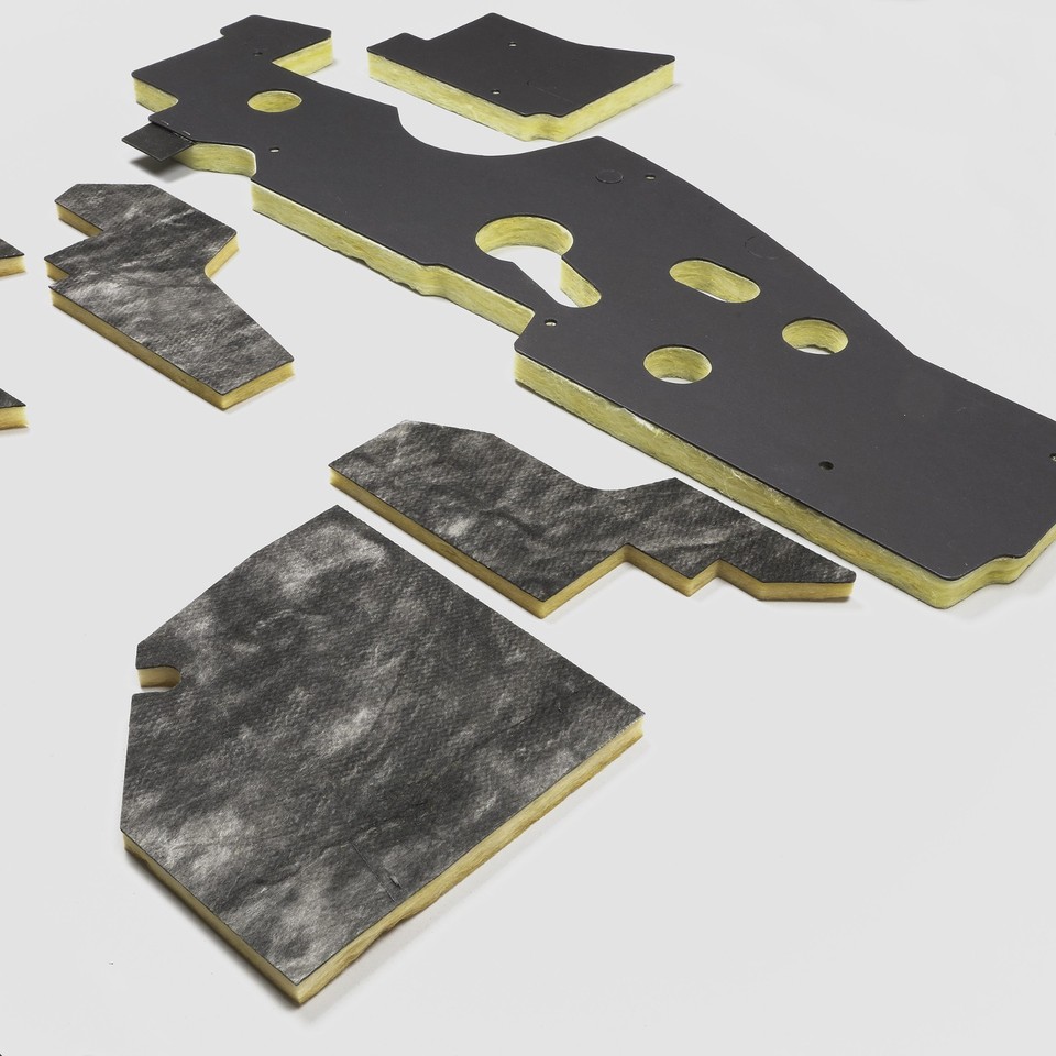 Mopar B Body 68 69 70 NON AC Firewall & Kick Panel Insulation Charger ...