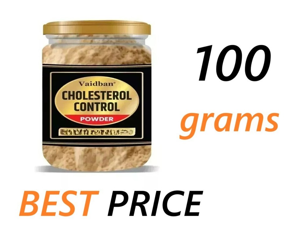 Vaidban Cholesterol Control Powder (100gm) - Ayurvedic Support for ...