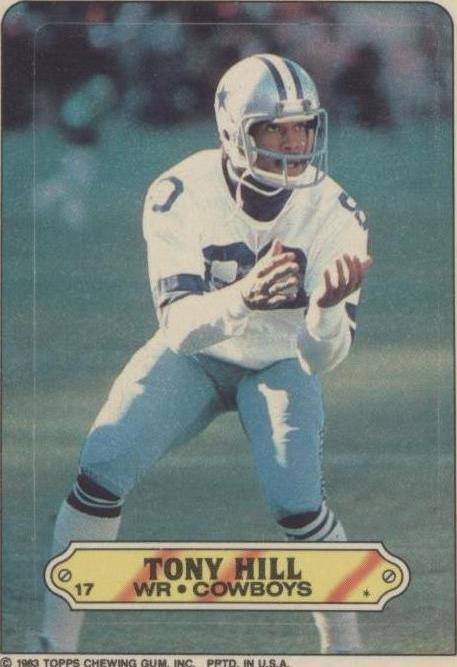 1983 Topps - Stickers Tony Hill #17 for sale online | eBay