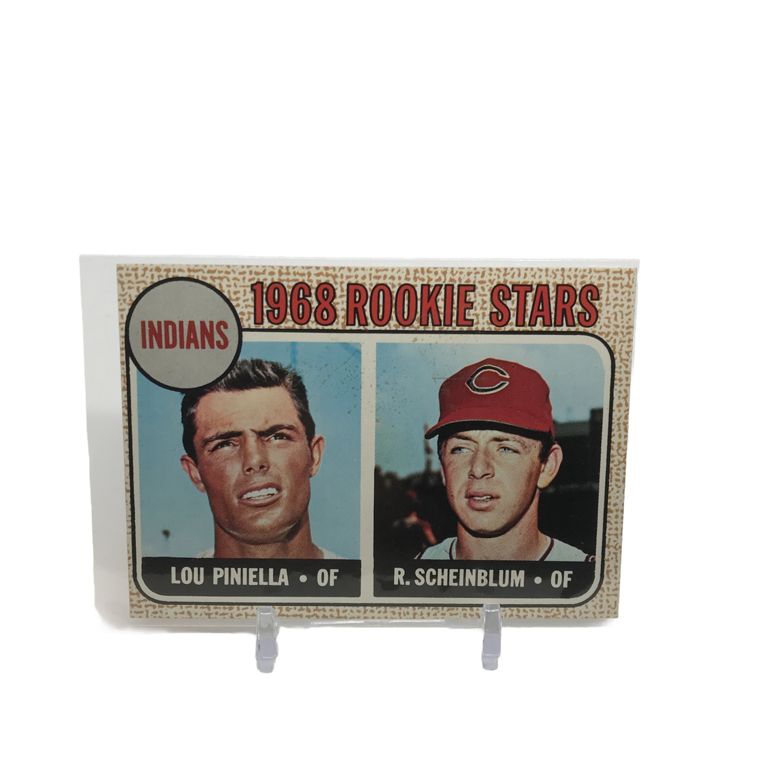 1968 TOPPS #16 LOU PINIELLA/RICHIE SCHEINBLUM EXMT (RC) INDIANS ROOKIE ...