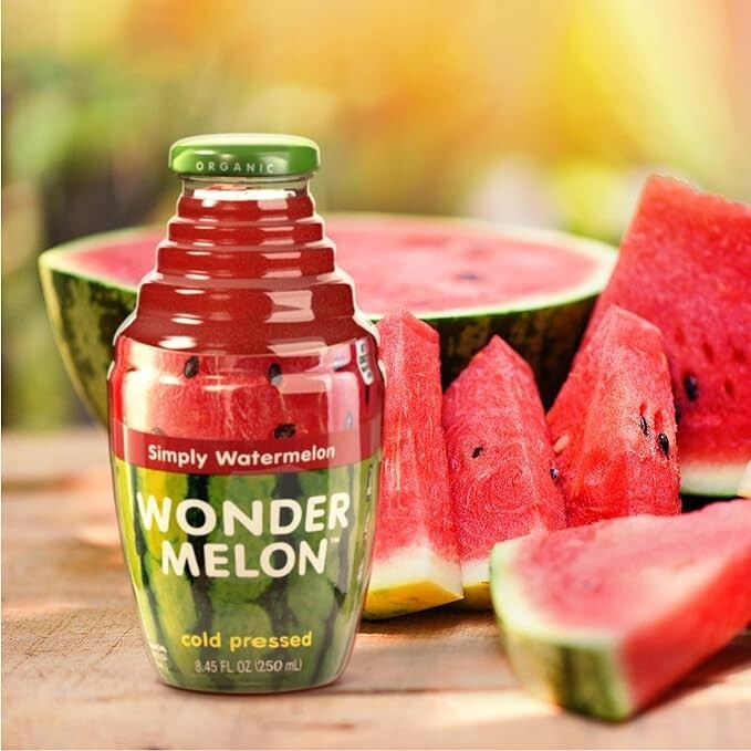 Wonder Cold Pressed Watermelon Juice 8.45 Fl Oz All Natural Vegan ...