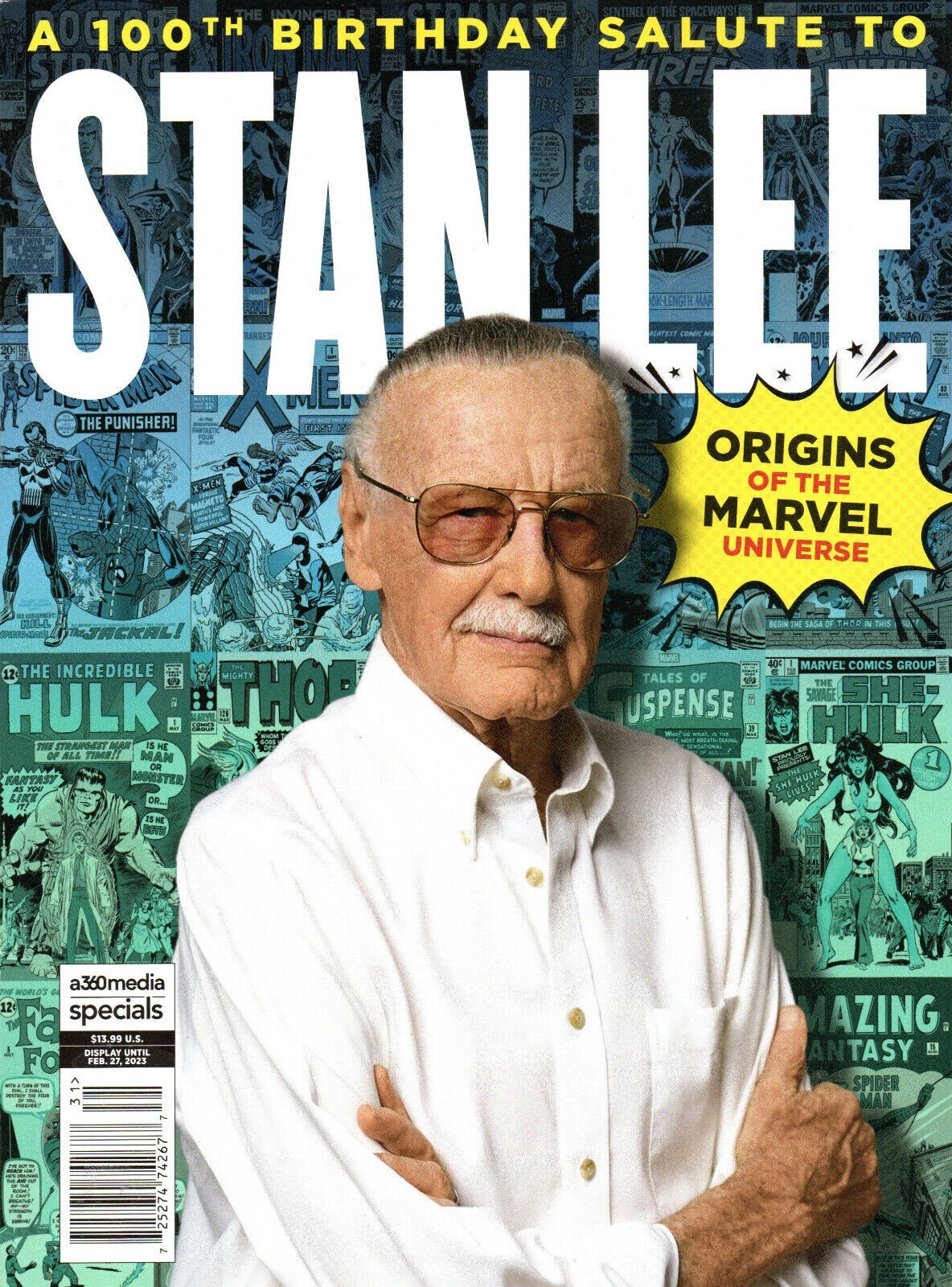 STAN LEE magazine, 100th Birthday Salute 2023, Origins of the Marvel ...