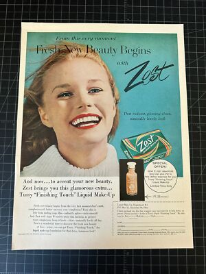 Vintage 1959 Zest Soap Print Ad | eBay