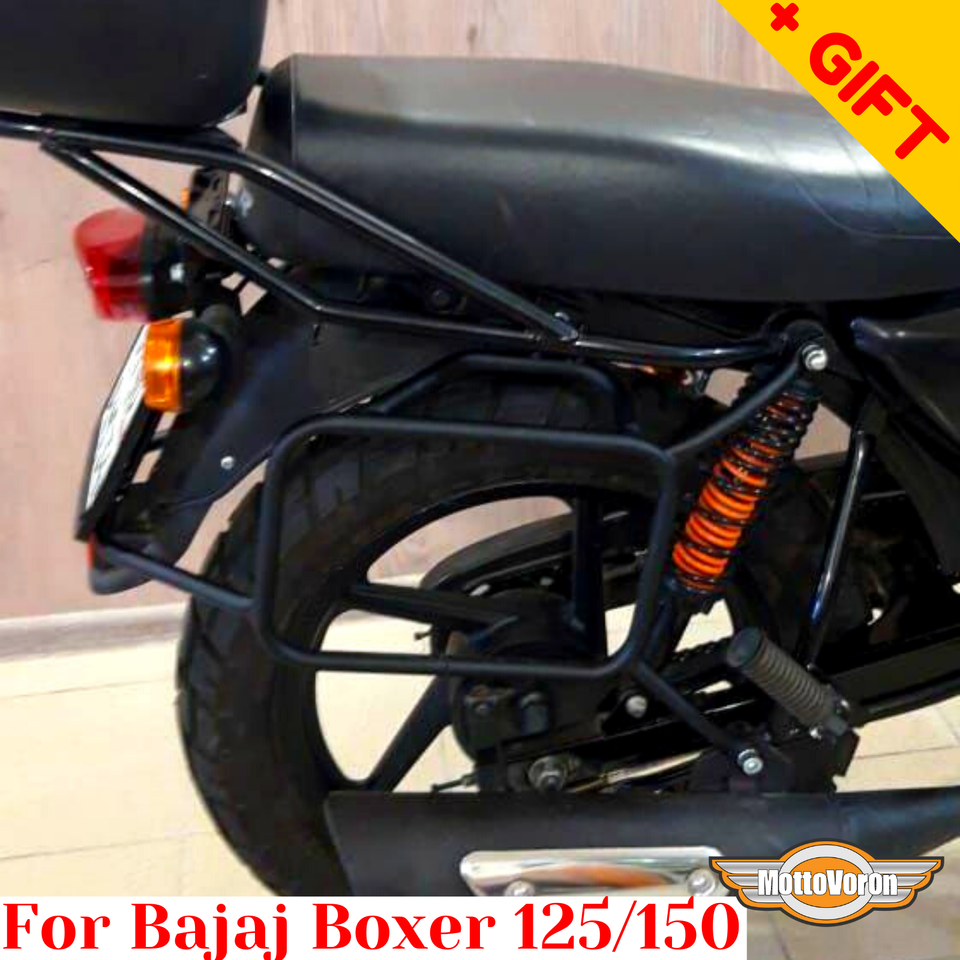 For Bajaj Boxer 150 Side carrier Boxer BM 125 X Pannier rack for soft ...