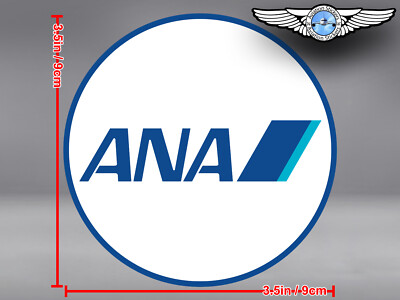 ANA ALL NIPPON AIRWAYS ROUND LOGO STICKER / DECAL | eBay