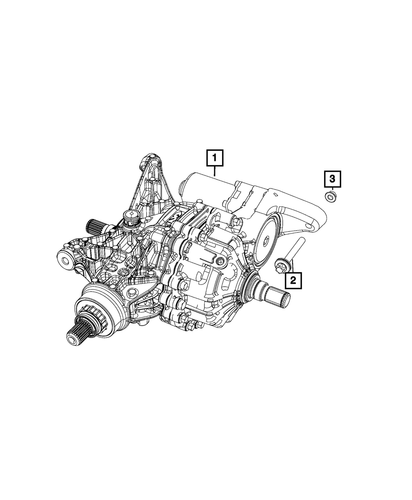 Genuine Mopar Rear Axle Differential 68580869AA | eBay