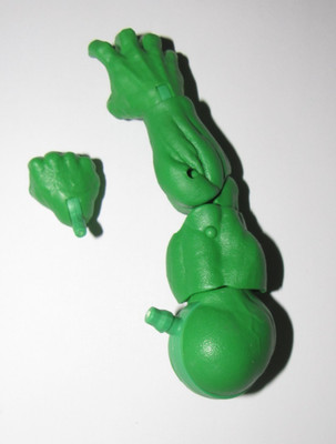 Marvel Legends Totally Awesome Hulk right arm & hand BAF part / piece ...