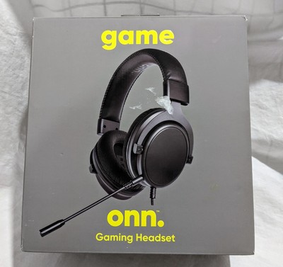 Onn WIRED Gaming Headset with Detachable Boom Microphone 3.5 mm- Great ...