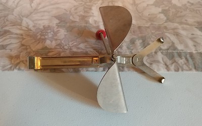 Vtg Ekco Pot/ Bowl Handheld Mixer w/ Red Wood Handle | eBay