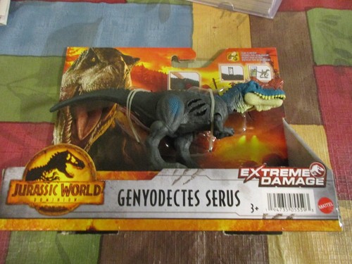 JURASSIC WORLD DOMINION EXTREME DAMAGE GENYODECTES SERUS NEW IN HAND | eBay