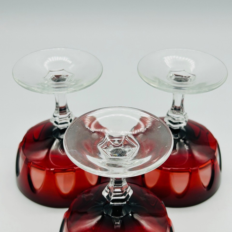 Cristal D’ Arques Durand Gothic Champagne Sherbet Glasses (Set Of 3 ...