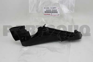 5253553030 Genuine Toyota RETAINER, FRONT BUMPER SIDE, RH 52535-53030 ...