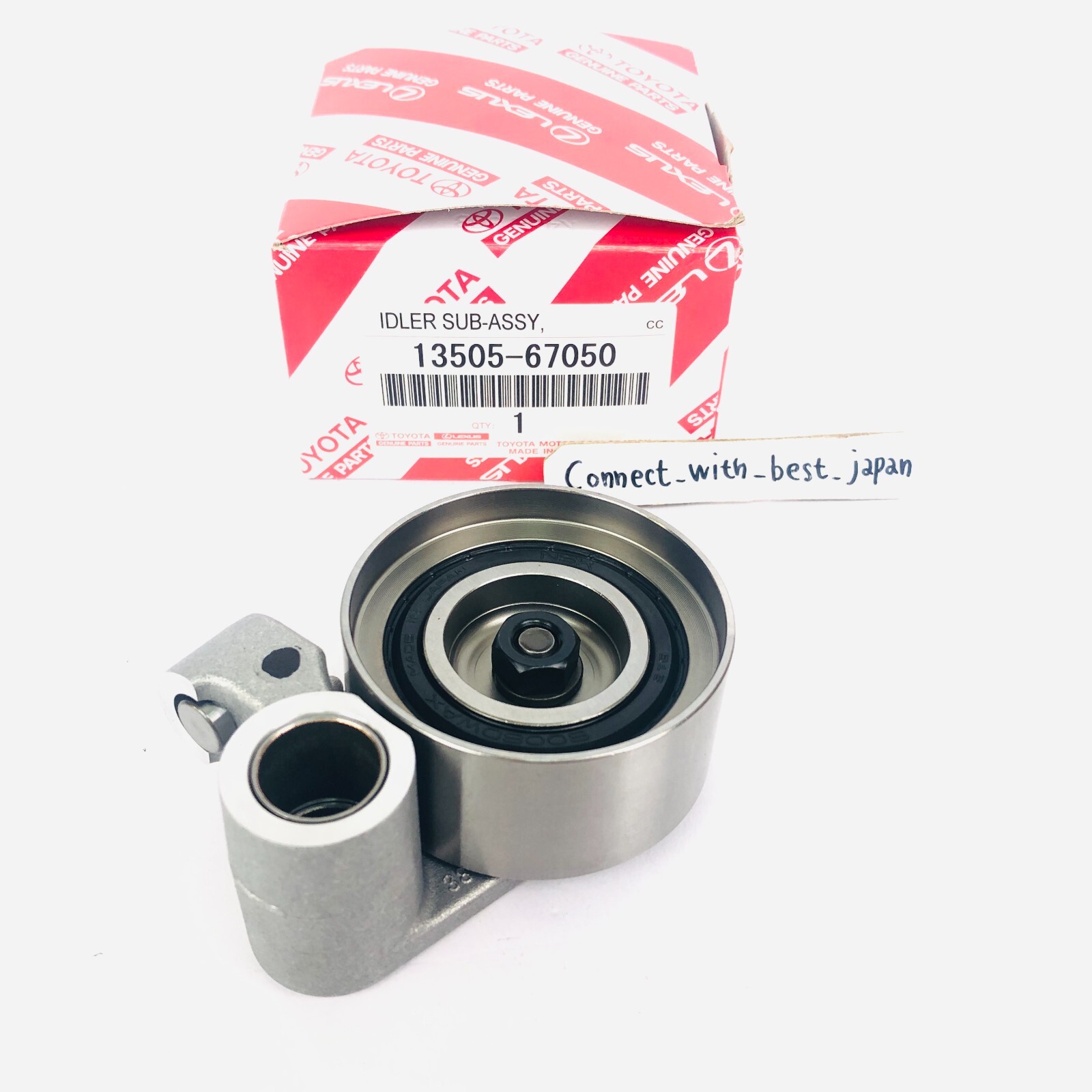 TOYOTA Genuine Land Cruiser 4Runner Tensioning Pulley 13505-67050 OEM ...