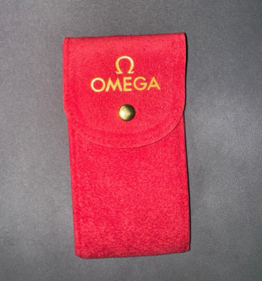 Genuine Omega Watch Travel Case Pouch & Insert - Red Velvet - NEW | eBay UK