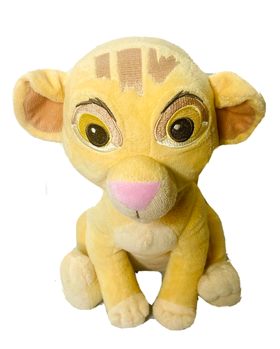 Lion King Baby Simba Plush Lion Cub 13” Seated Tan Stuffed Animal Toy ...