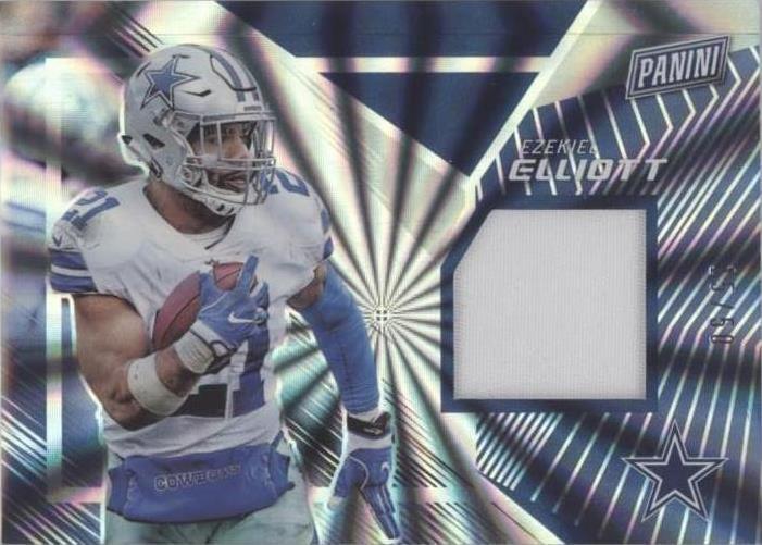 2018 Panini Day - Memorabilia Ezekiel Elliott #EE Rainbow Spokes /50 ...