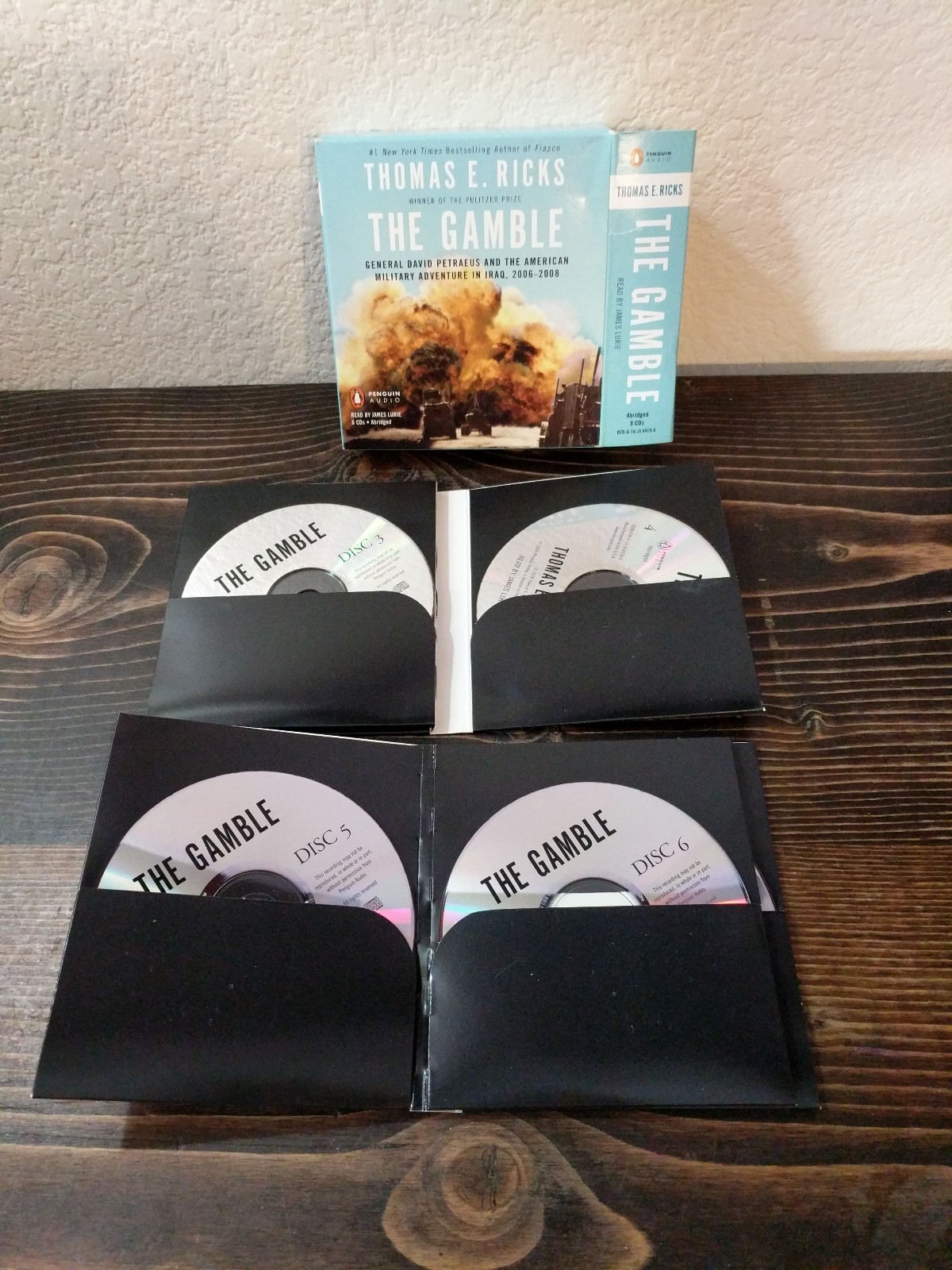 The Gamble Thomas E Ricks Audiobook Abridged 8 CDs General David ...