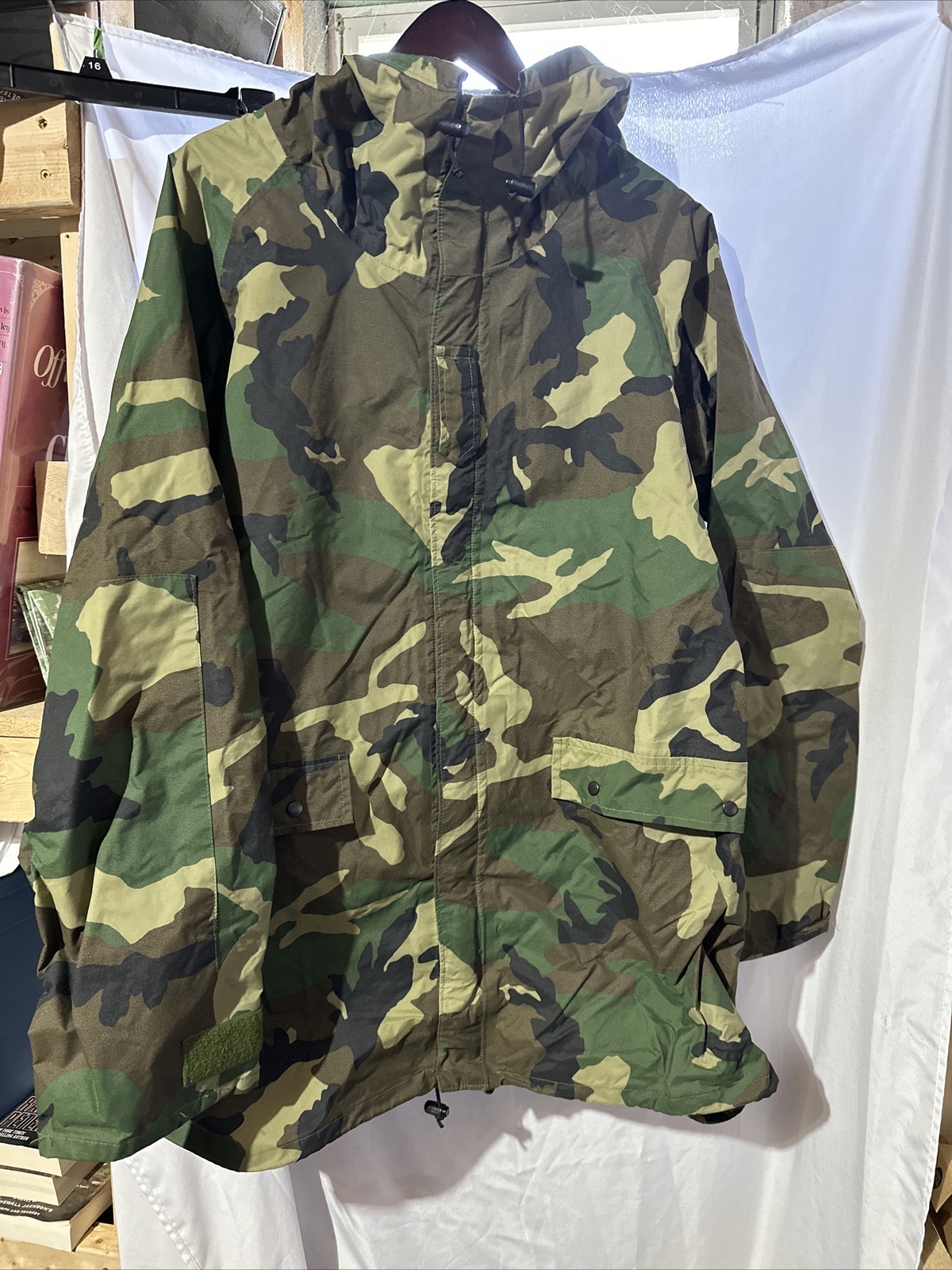 U.S. Army Parka Improved Rainsuit Jacket Orc Industries Woodland Camo ...