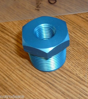 REDUCER BUSHING FITTING Aluminum 1/4" X 3/4" p/n AN912-9D (AIRCRAFT) | eBay