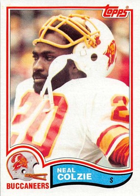 1982 Topps #497 Neal Colzie Buccaneers NM-MT | eBay
