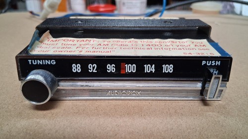Audiovox FMC-5C / FM Radio Converter Powers On And Lights Up | eBay