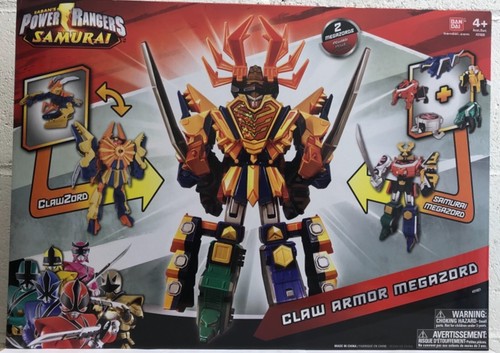 Power Rangers Samurai Claw Armor Megazord Gift Set Megazord & Clawzord ...