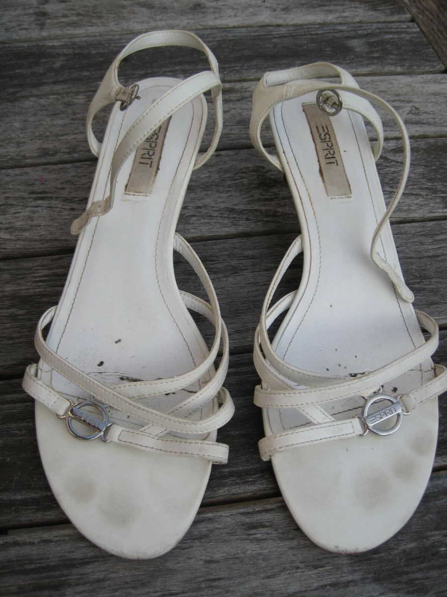 Erfahren Heimat Sich unterhalten esprit sandalen weiß verblassen Prime Zurückrufen