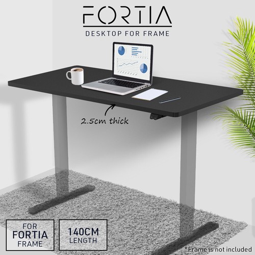 FORTIA Standing Desk Height Adjustable Electric Sit Stand Table Riser ...