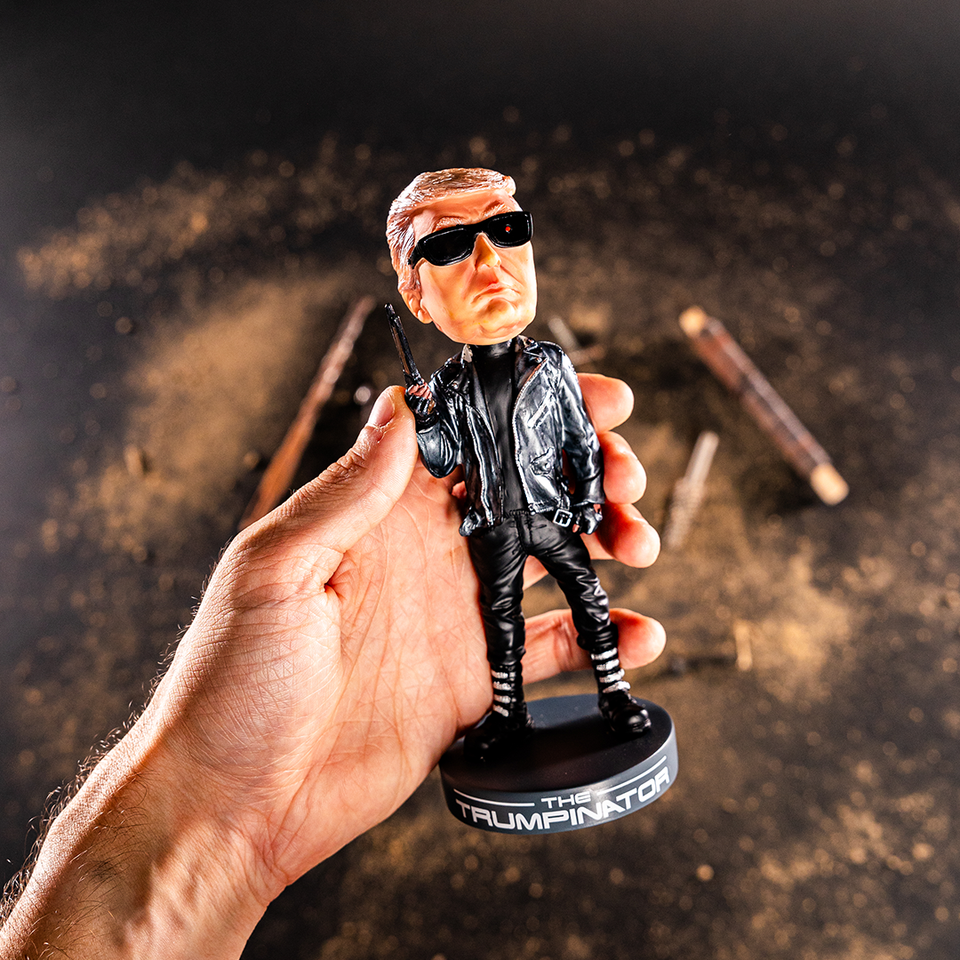 The Trumpinator Bobblehead - I'll Be Back in 2024 (Trump Bobblehead) | eBay