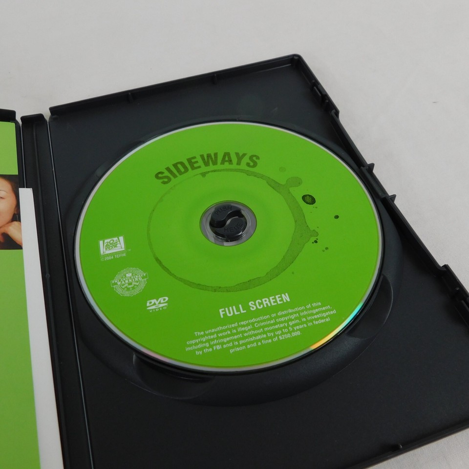 Sideways Full Screen Edition DVD 2005 Paul Giamatti Virginia Madsen ...