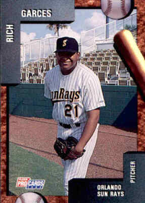 1992 Orlando Sun Rays Fleer/ProCards 2840 Rich Garces Venezuela VZ ...