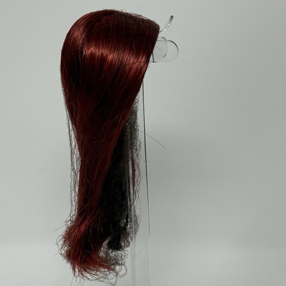 Mattel Barbie You Create Barbie Basics Kit #1 Auburn Long Wig For Doll ...