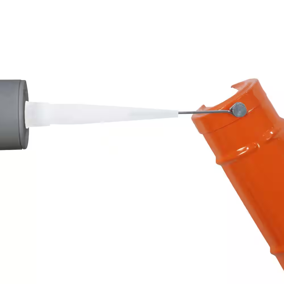 Dripless Smooth Rod Acrylic and Silicone Caulk Gun 10 oz Built-in Spout ...