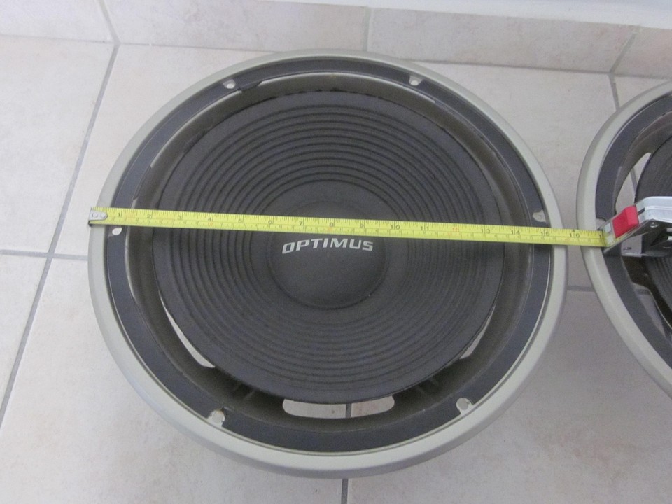REALISTIC / OPTIMUS VINTAGE AWF-00-004 WOOFERS FROM PRO 4000 SPEAKERS ...