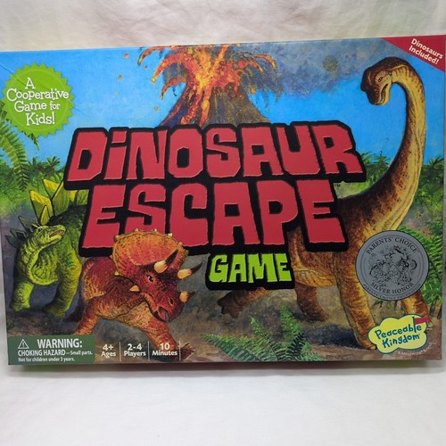 *Missing 3 Pieces* Dinosaur Escape Game Cooperative Children's Board ...