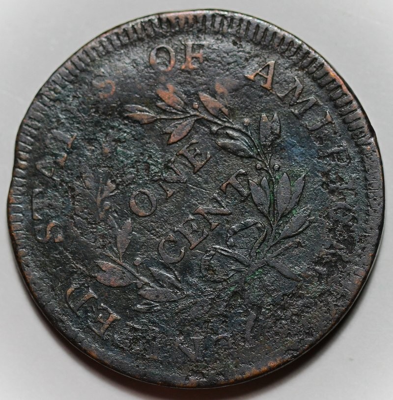 1797 Draped Bust Large Cent - Reverse of 97 (S-138) - US 1c Copper Coin ...