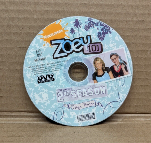 Zoey 101: Season 2 DVD **DISC 3 ONLY** 2 Episodes Nickelodeon TV Show ...